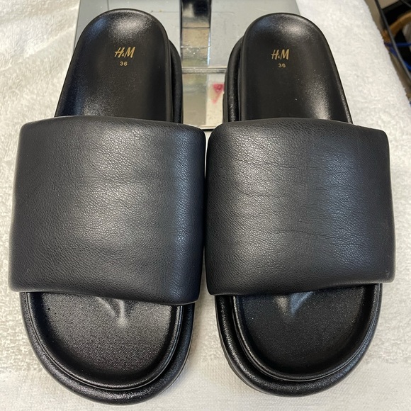 H&M | Shoes | Hm Platform Slides | Poshmark
